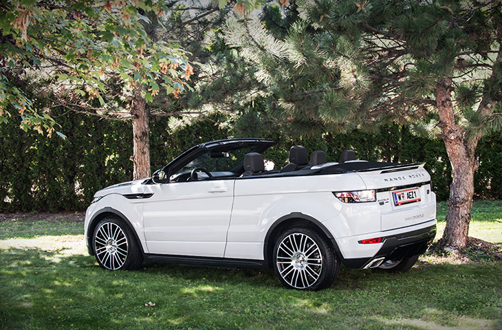 Evoque convertible with AEZ Strike alloy wheels | AEZ news